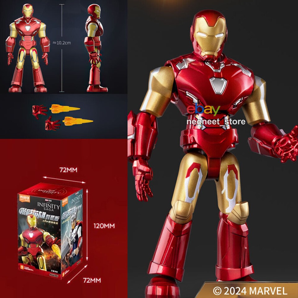 Blokees Marvel Avengers 4" Action Figure Model Kit Unopen Blind Box Toy ...
