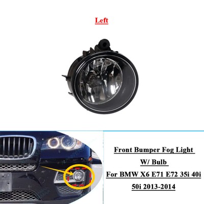 Front Bumper Fog Light Fits BMW X6 E71 E72 35i 40i 50i 2013-14 Left ...