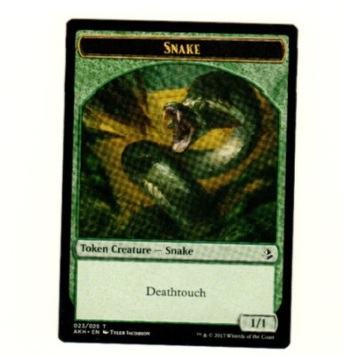 Snake Token #23 Amonkhet Magic the Gathering Token Card | eBay