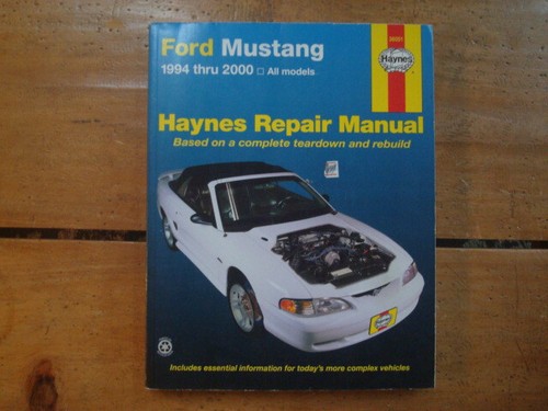 1994 thru 2000 Ford Mustang Haynes Repair Manual | eBay