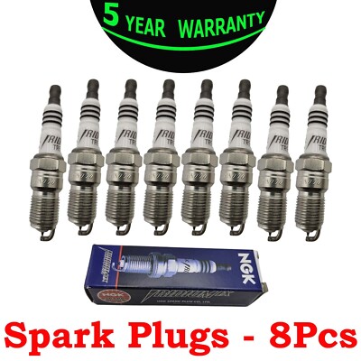 8 PCS FOR ngk IRIDIUM IX SPARK PLUGS TR5IX 7397 FOR FORD GM CADILLAC ...