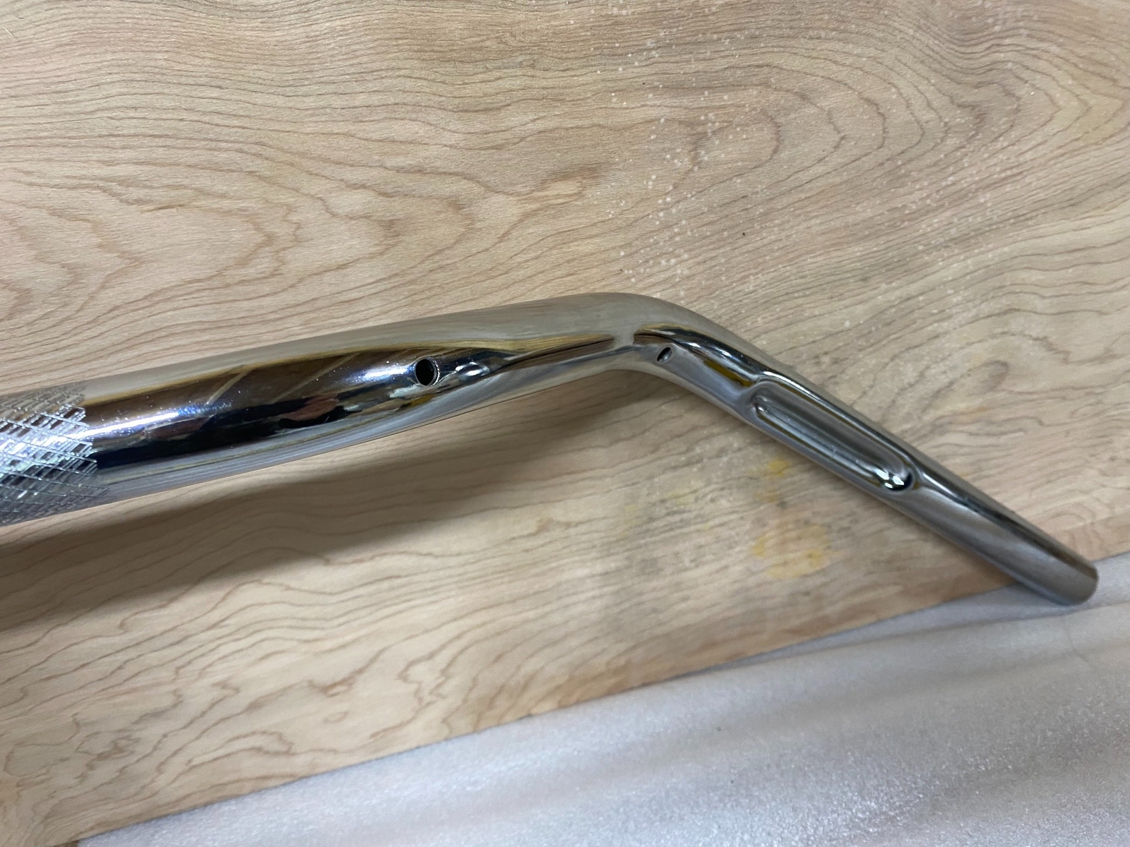 Handlebars Harley 883 1200 1" Low 4" 34" W dimpled Dyna FXR FXD ...