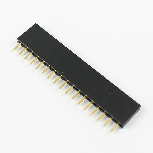 5Pcs 2.54mm Pitch 1x17 Pin 17 Pin Female Single Row Straight Header ...