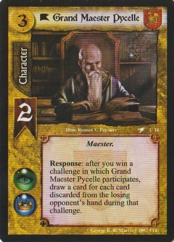 Grand Maester Pycelle #16 [A Flight of Dragon] Game of Thrones ENG CCG ...