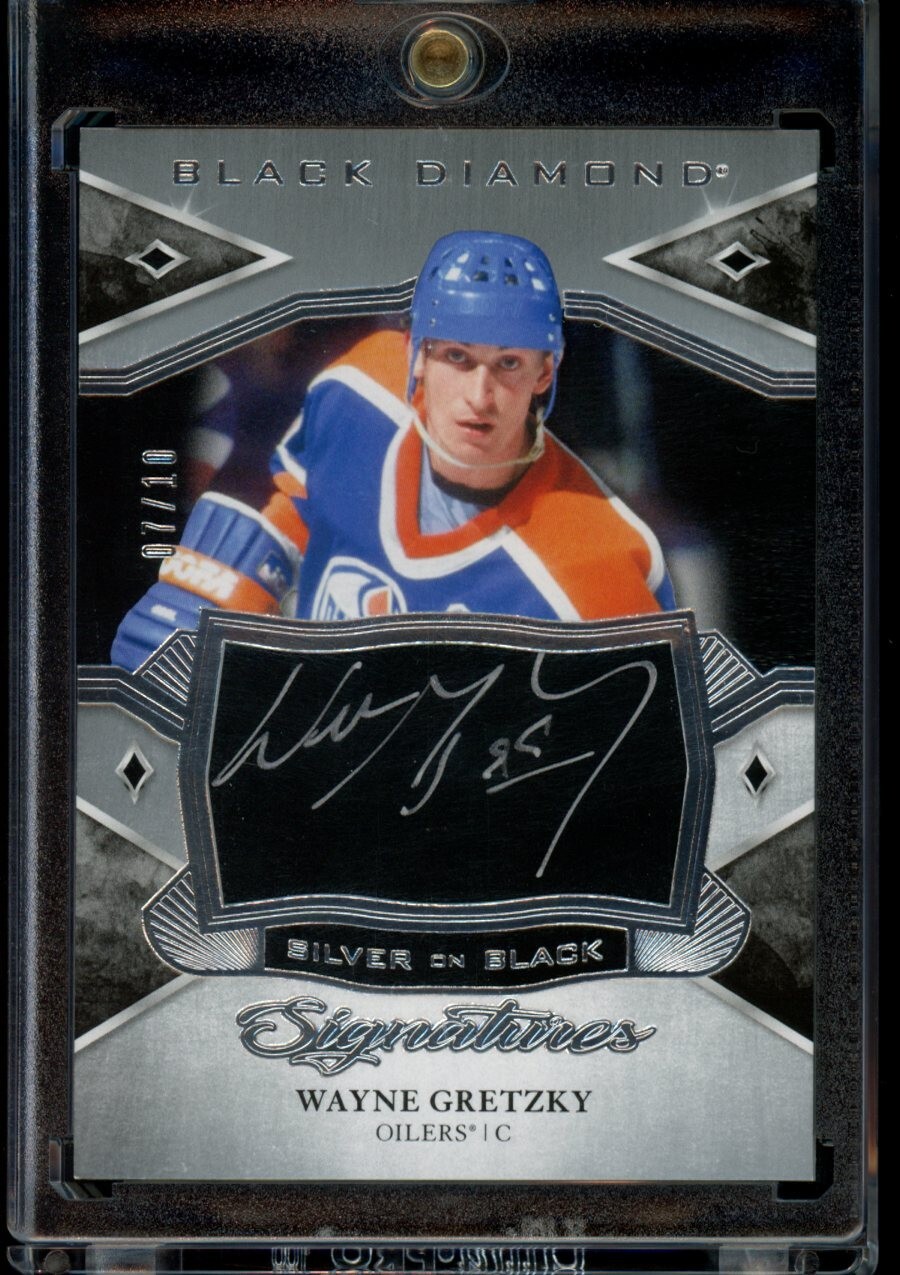 2018-19 Upper Deck Black Diamond Wayne Gretzky /10 Signatures Silver ...