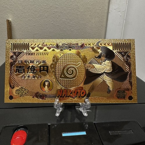 24k Gold Foil Plated Neji Hyuga Naruto Banknote Anime Collectible | eBay