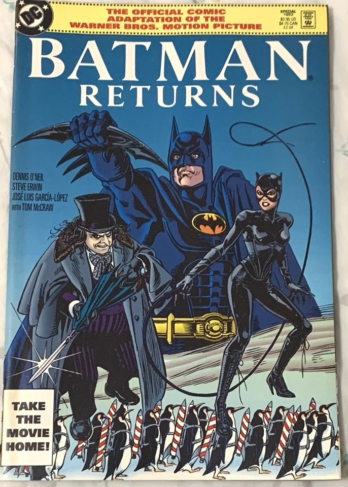 Batman Returns Movie Magazine/Poster 1992 Lot Of 3 Memorabilia ...