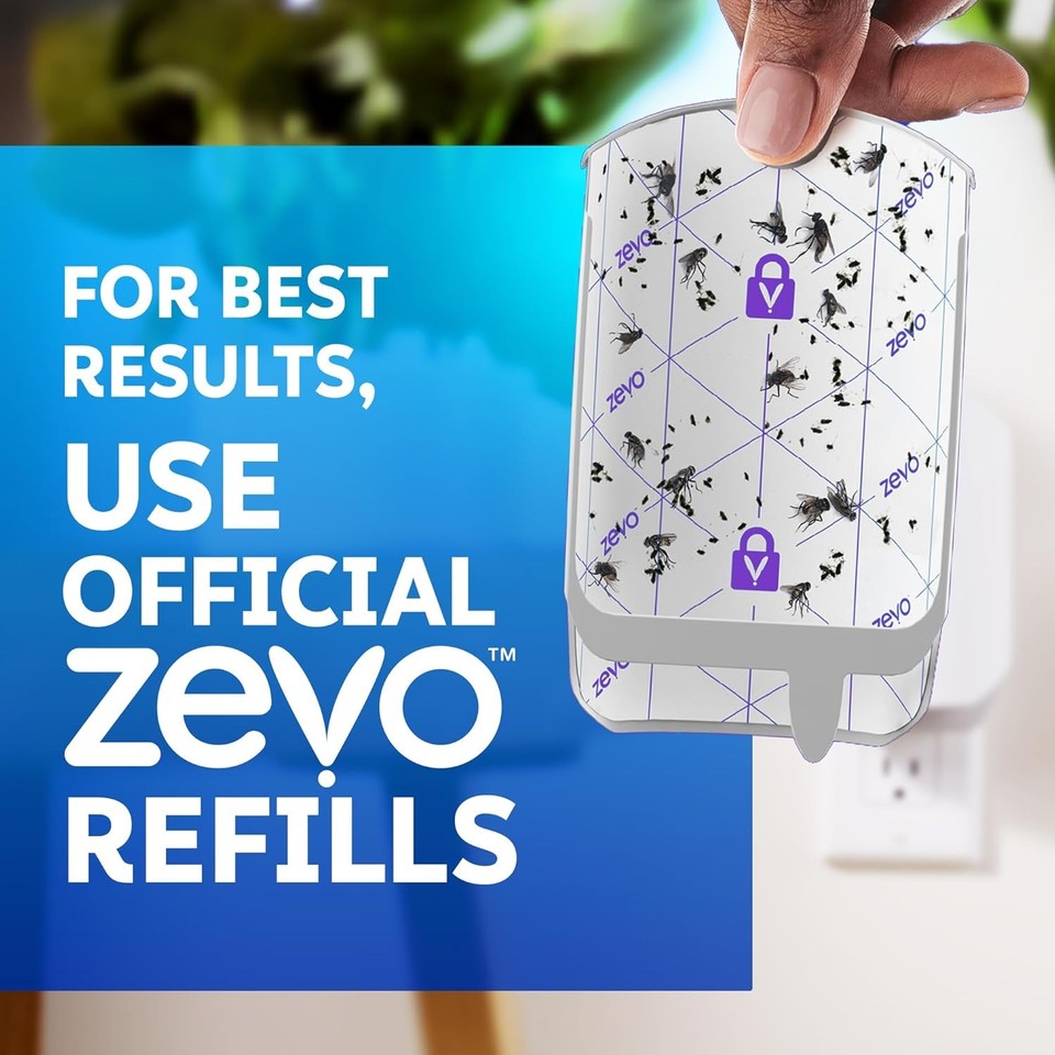 Zevo MAX Bug Catcher & Fly Trap for Indoors - Flying Insect White | eBay