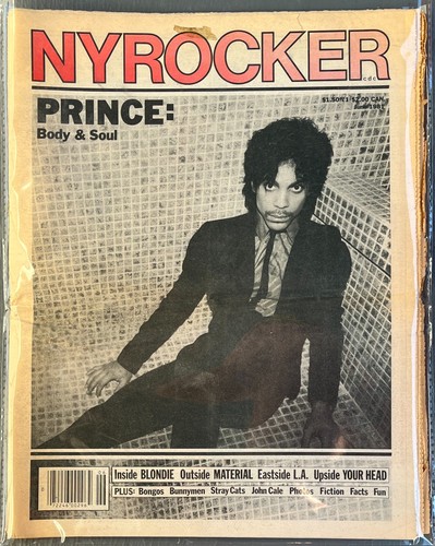 New York Rocker Magazine Prince Blondie John Cale Material Bongos June ...