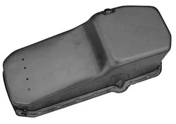 Bandit Engine Oil Pan 9092R; 4qt Raw, Pass Side, 2pc Rear Main for 80 ...