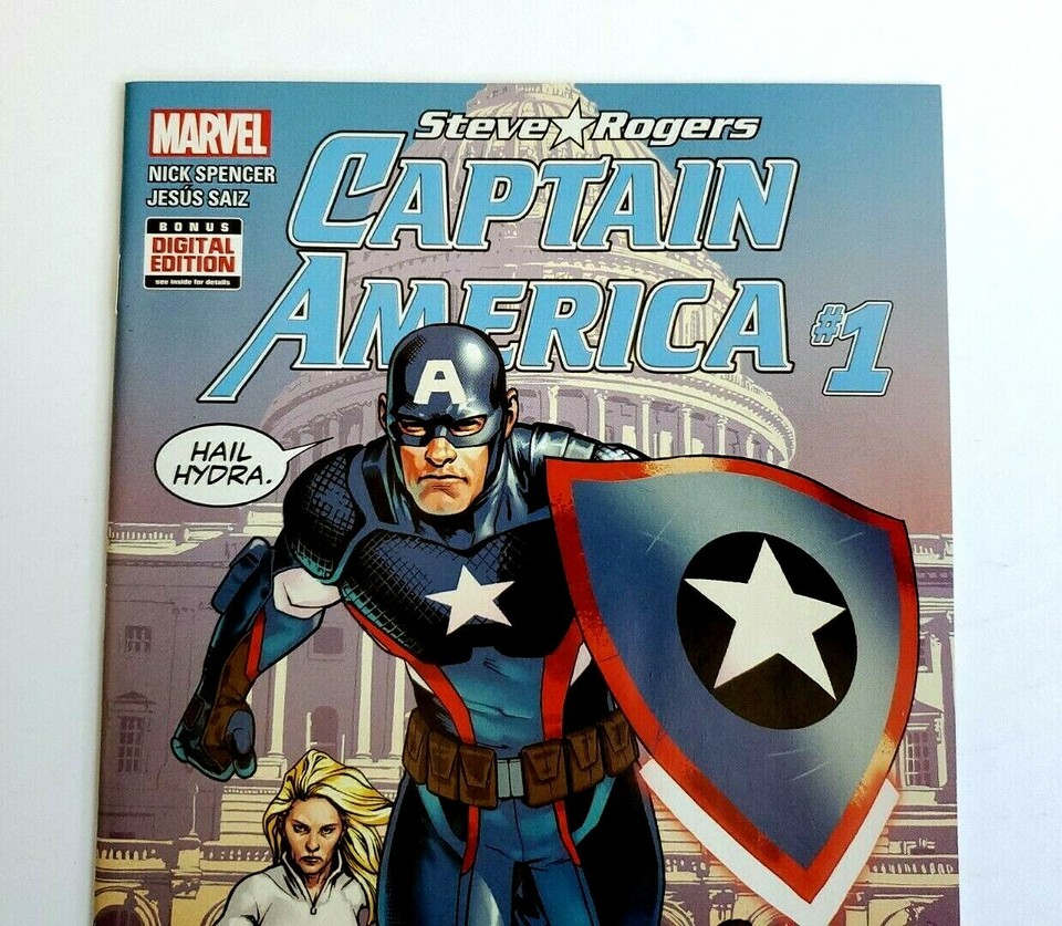 CAPTAIN AMERICA STEVE ROGERS #1 2nd Print ~ Marvel 2016 ~ Hail Hydra! ~ NM | eBay