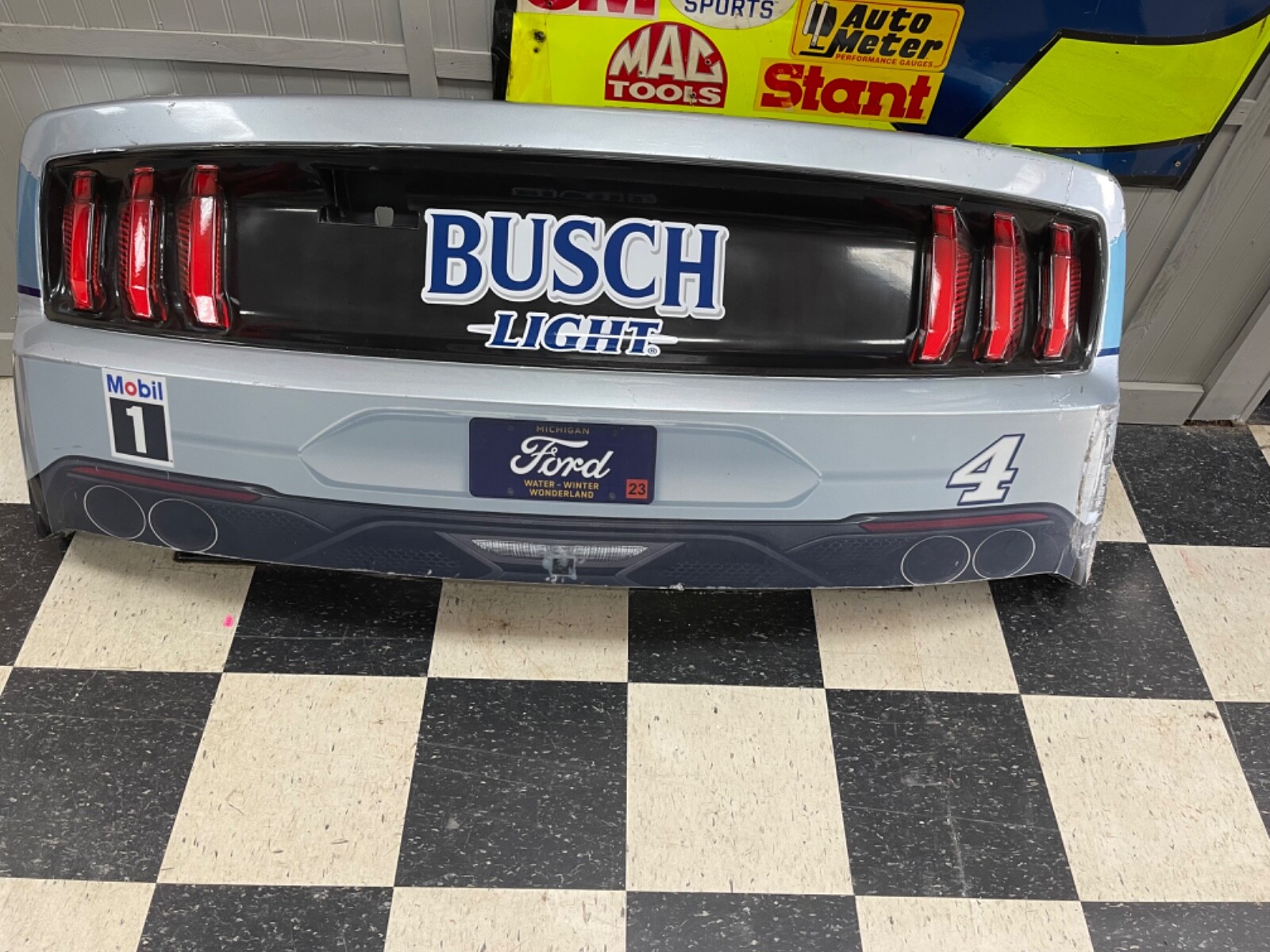 Kevin Harvick #4 2023 Busch Light Nascar Race Used Rear Bumper #2095 | eBay