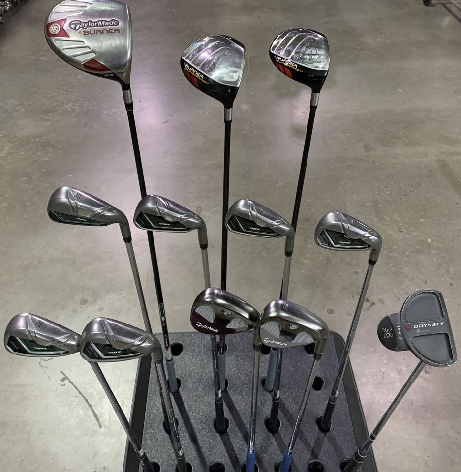 Taylormade Complete Club 12-Pc Set RBZ Irons 5-PW Driver Fairway Wedges ...