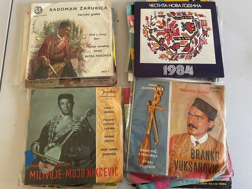 Lot 23 Greek 45 rpm Jugoton Croatia Records Yugoslavia Folk World Music ...