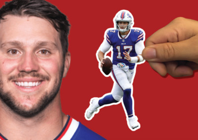 Josh Allen Sticker Decal Vinyl Buffalo Bills Football for Car Truck ...