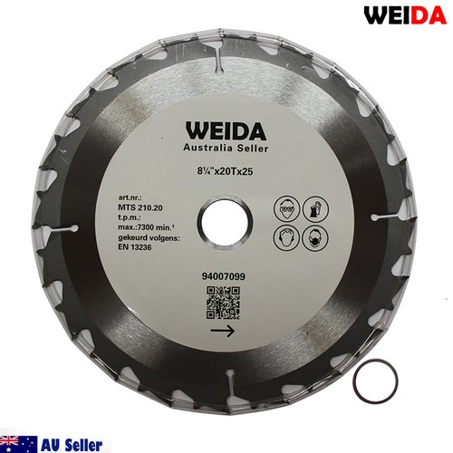 210mm Wood Circular Saw Blade Cutting Disc 8-1/4" 40T Bore 35mm K 2.2mm ...