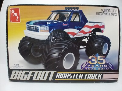 AMT BIGFOOT Monster Truck 1/25 35Th Anniversary #668 In 2010 Model Kit ...