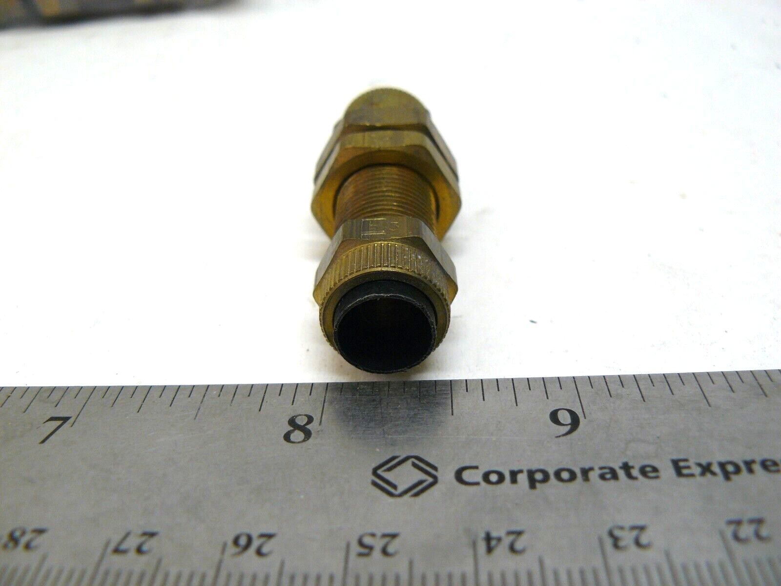 Parker 62PBH-6 Brass Poly-Tite Compression Fitting 3/8" Tube-Tube ...