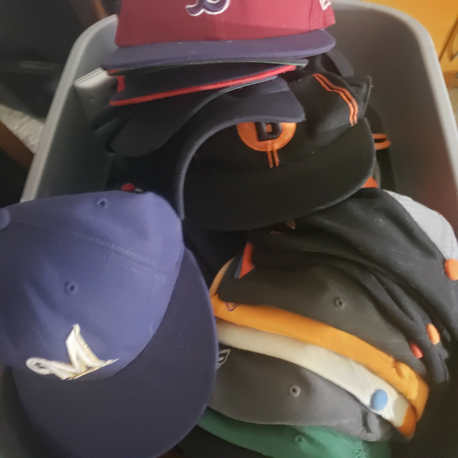 Hat lot for Resellers. Please contact me. Sports and custom lots ...