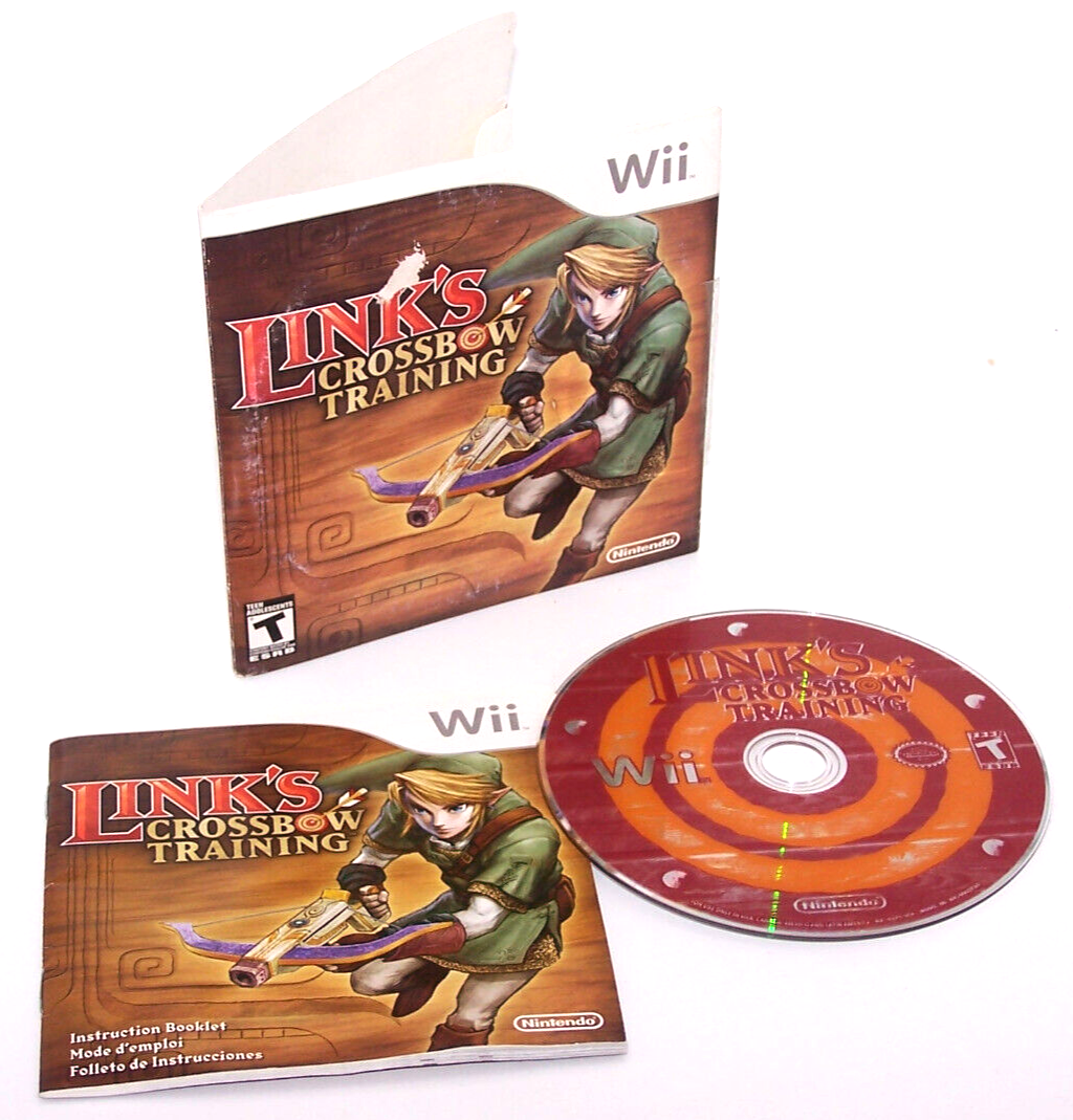 2007 Link’s Crossbow Training (Nintendo Wii) Legend Of Zelda Video Game ...