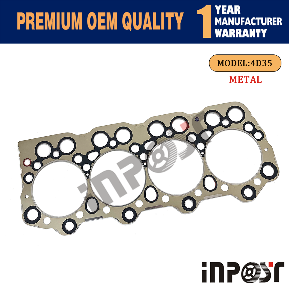 4D35 4D35T Cylinder Head Gasket For Mitsubishi Trucks 4D35 Engine Metal ...