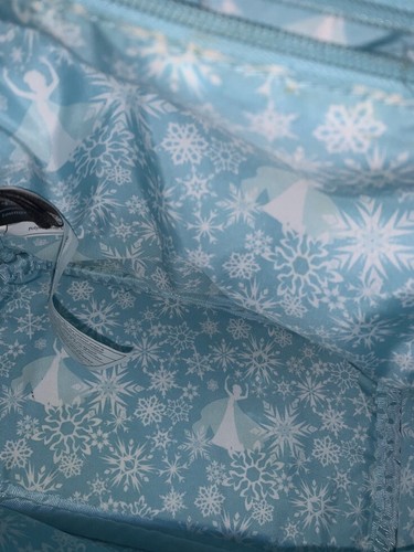 Disney Loungefly Elsa Frozen Mini Backpack with Matching Blue Sequin ...