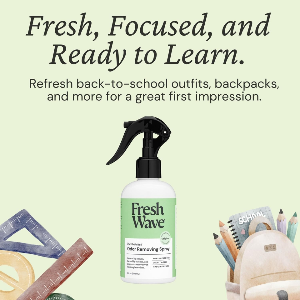 Fresh Wave Odor Eliminator Spray & Air Freshener, 8 Fl. Oz., Natural ...