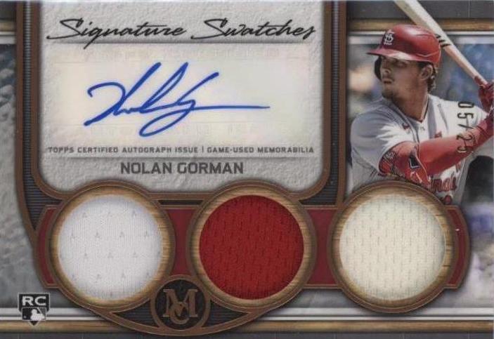 2023 Topps Museum Collection - Single-Player Signature Swatches Triple ...