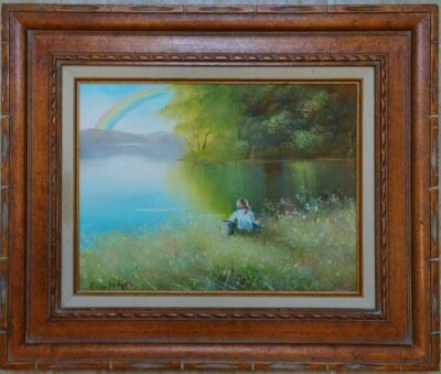 K Scheffer - well known American Artist XX - Original Oil Landscape ...