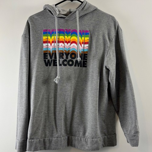 #takepride Target ‘Everyone Welcome’ Women SM Hoodie Gray Sweatshirt ...
