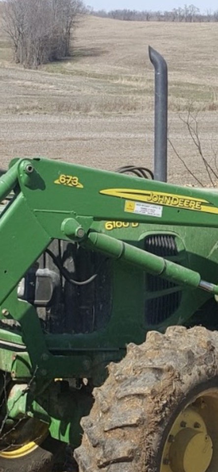 John Deere 6100D With John Deere 673 Loader | eBay