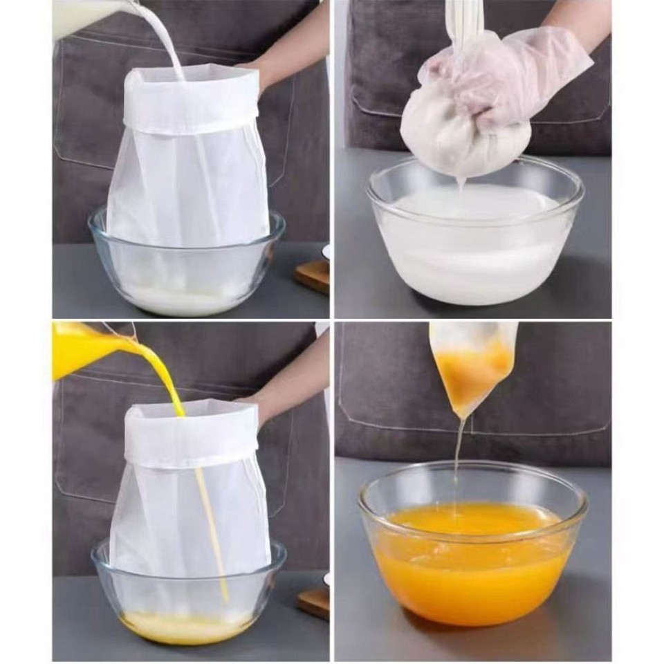 Nylon Cheese Cloth Filter Bags Reusable Spice Strainers Gifts Tofu ...