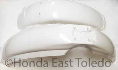 YAMAHA WHITE FRONT & REAR FENDER 86-90 YZ125 1986-1988 YZ250 86-90 ...