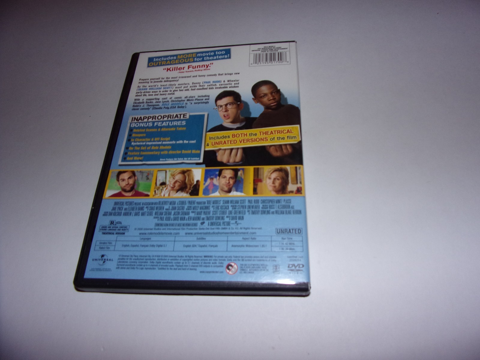 Role Models (DVD, 2009) Unrated Paul Rudd, Seann William SCOTT ...