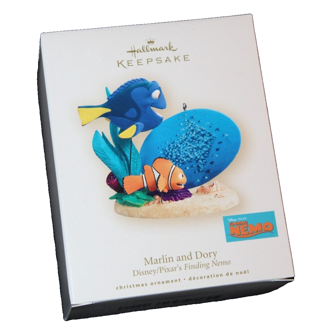 Hallmark Keepsake '07 Marlin & Dory Disney Pixar Finding Nemo Christmas ...