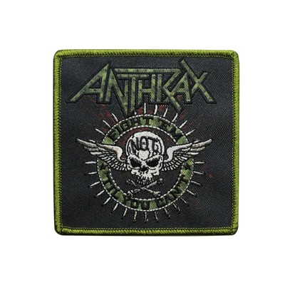 Anthrax Military Circle Embroidered Iron On Patch - Music Band 060-P | eBay