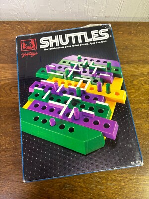 Shuttles Maze Game Shoptaugh Complete Purple & Green Strategy Fun! | eBay