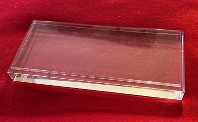 Clear Acrylic Lucite Rectangular Display Stand Base Block Brick Cube 9" x 4" | eBay