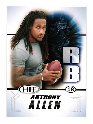 2011 SAGE HIT #18 Anthony Allen Georgia Tech Yellow Jackets | eBay