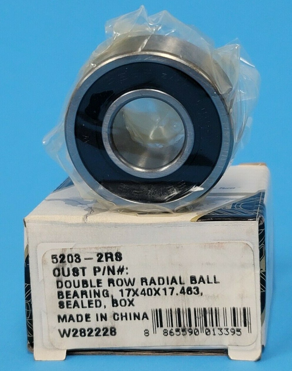 NIB PEER 5203-2RS DOUBLE ROW RADIAL BALL BEARING | eBay