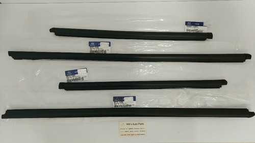 HYUNDAI GETZ WEATHER STRIP OUTER RUBBER MOLDING SET 02-11 5HATCH ...