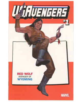 Marvel Comics U.S. AVENGERS #1 RED WOLF Wyoming Variant Cover | eBay