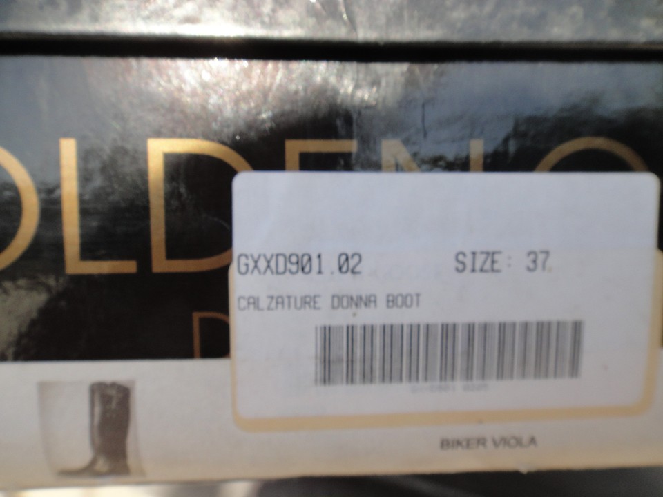 Golden Goose Deluxe Brand KATE MOTO Distressed Studded Boot EUR37 Black ...
