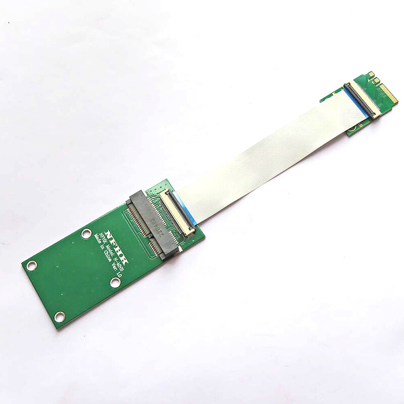 Mini PCIe to Mini PCIe Mini PCI-E Extender FPC Network Card Extend SSD ...