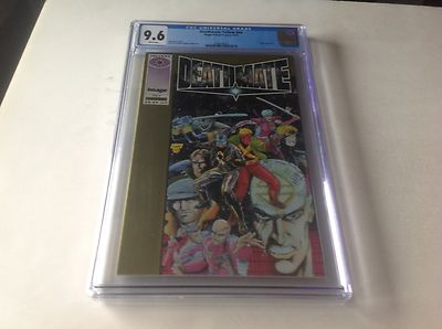 DEATHMATE YELLOW CGC 9.6 WHITE PGS YELLOW FOIL COVER MIKE BARON VALIANT ...