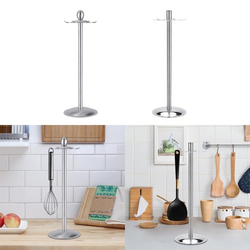 Spatula Spoon Soup Ladle Holder 360 Degree Rotating Utensil Holder for ...