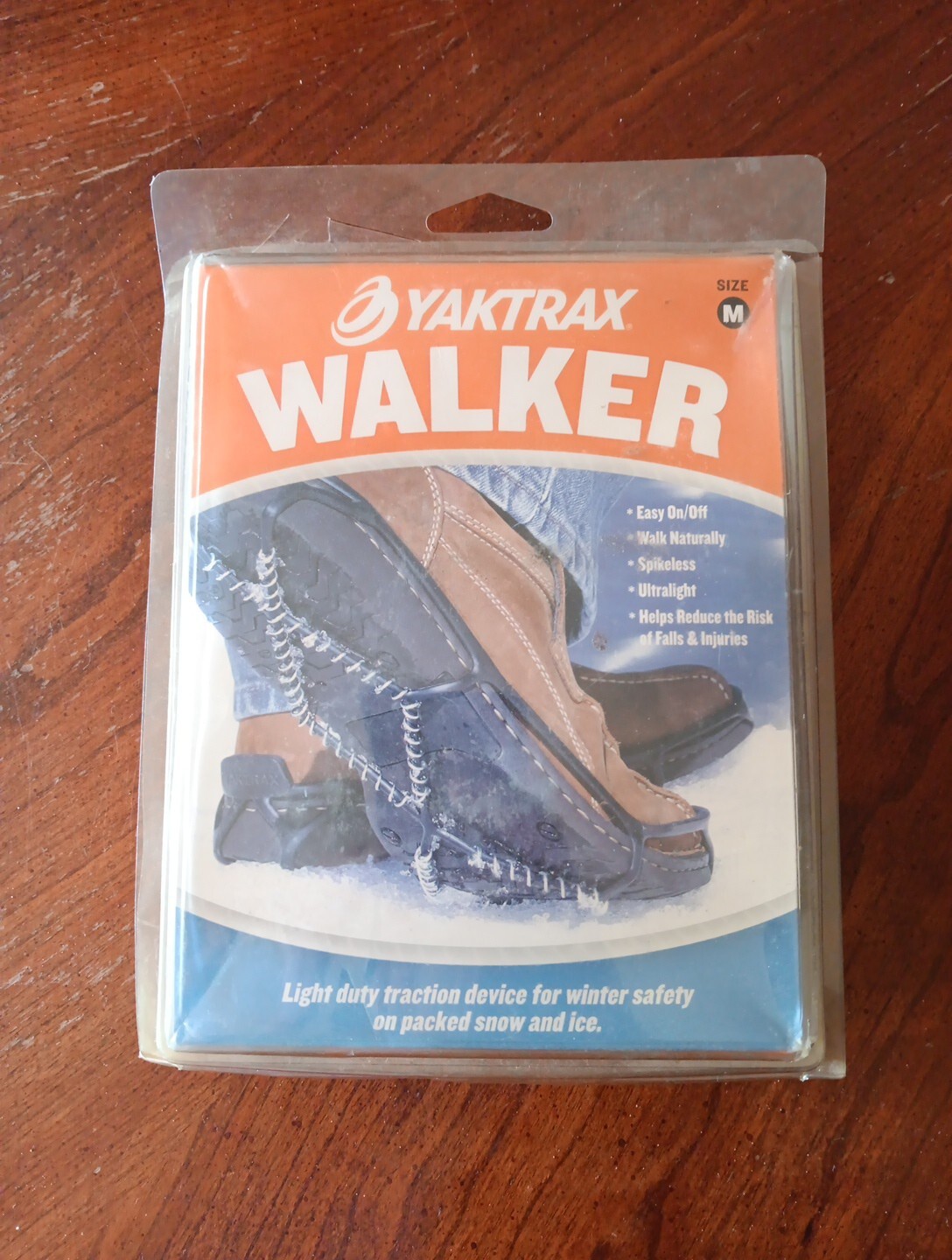 Yaktrax Black Walker Traction Cleats for Snow & Ice Traction Size ...