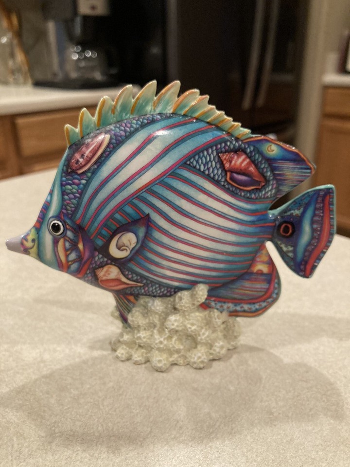 Nora Butler SHELL FISH Figurine 4.25” Tall Westland Giftware #21411 ...