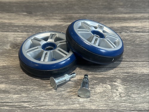 Shark UV700 DuoClean Vacuum Replacement Part Blue Rear Wheels and Axle ...