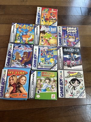 LOT Of 10 GAMEBOY ADVANCE/COLOR GAME BOXES AND MANUALS ONLY NO GAMES ...